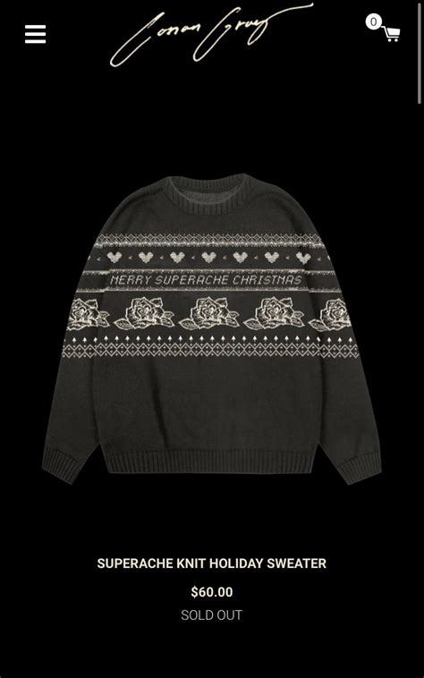 Does Anyone Know If Conan Usually Restocks Stuff Like This I Wanted To Get The Sweater But Didn
