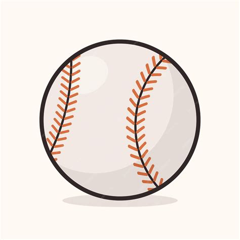 Premium Vector Baseball Ball Cartoon Icon Vector Illustration Sports Icon Concept Illustration
