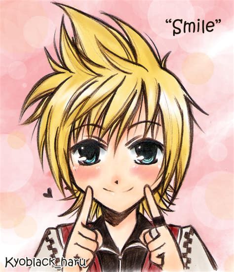 Kh Roxas Smile By Kyoblackharu On Deviantart