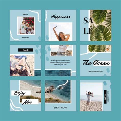 Free Instagram Grid Templates To Design Wepik