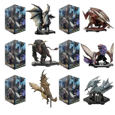 Ypy6 Japanese Bandai Genuine Scale Model Monster Hunter Vol18 Rise Of Dawn Series Black Dragon
