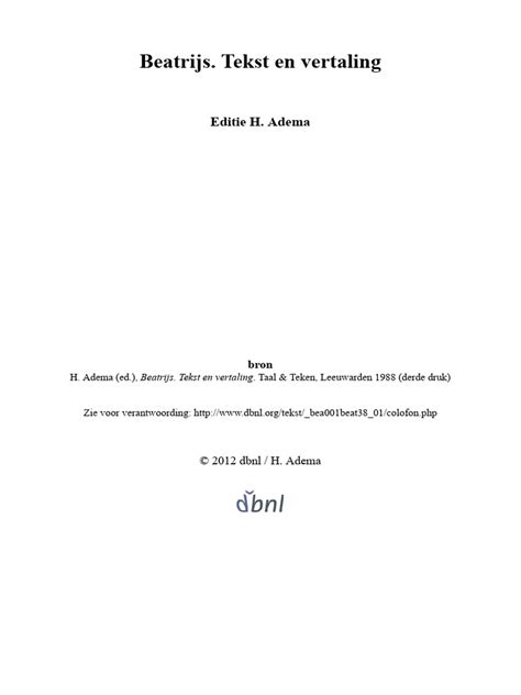 Beatrijs Pdf