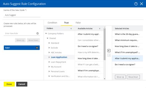 Configuring Auto Suggest Node