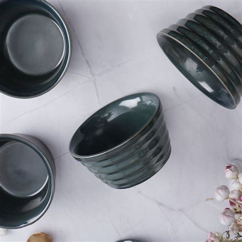 THE WHITE INK DECOR Premium Fine Stoneware Soup Bowl 400 ml: Buy THE ...