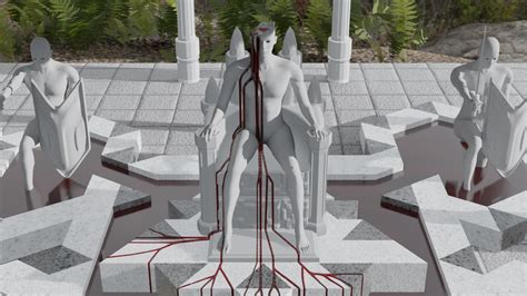 Bleeding Statue Cgtrader