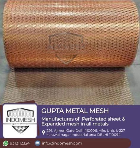 Copper Expanded Metal Sheet For Electromagnetic Shielding At ₹ 1000kg