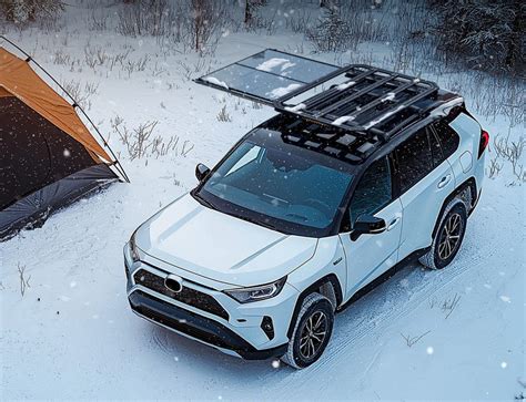 Bougerv Roof Rack Hides Solar Panels Underneath