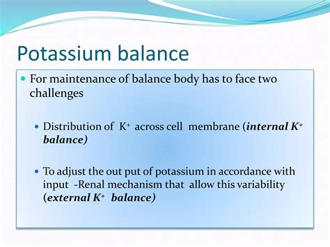 Potassium Calcium And Phosphate Balance Pptx