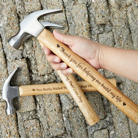 Custom Engraved Hammer For Dadpersonalized Hammer Fathers Day T