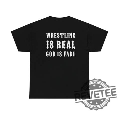 God Is Fake Wrestling Is Real Cursed T Shirt Hoodie Sweatshirt Twitter