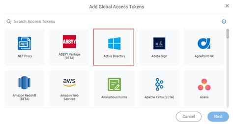 Access Token For Active Directory