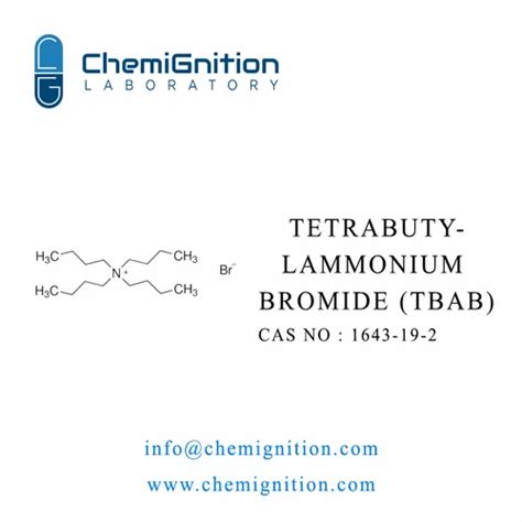 Tetrabutylammonium Bromide Tbab 25kg Bag Purity 99 At Rs 250 Kg