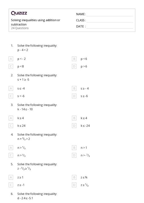 50 Subtraction Within 20 Worksheets On Quizizz Free And Printable