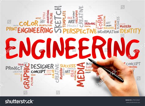 Engineering Word Cloud Collage Over 289 Royalty Free Licensable Stock
