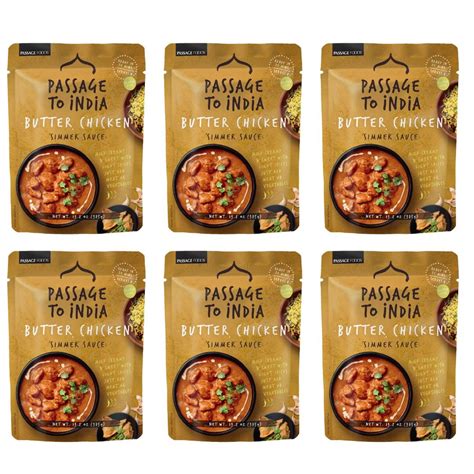 Passage Foods Butter Chicken Sauce 132 Oz 6 Pack