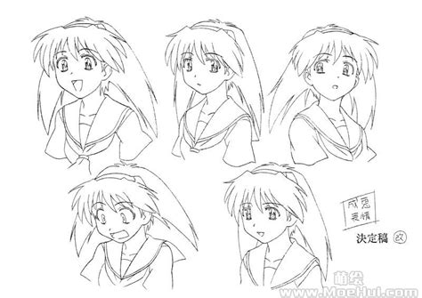 会员 线稿集 成惠的世界 动画原画设定资料集 80p 萌绘