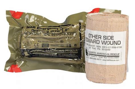 Emergency Trauma Dressing Etd 6″ Field Dressing Nar Tjm Enterprises