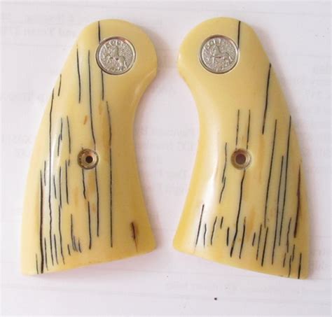 Colt Python Classic Panel Medallions Antique Ivory Engineered Accessories