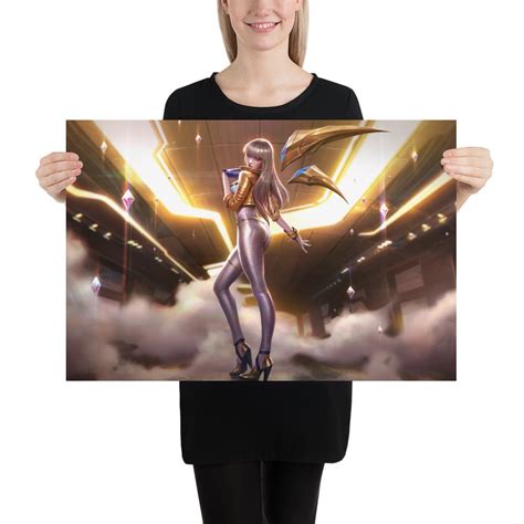 Kda Kaisa Prestige Edition Splash Art Poster League Of Legends 12k Res