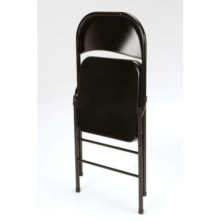 Mainstays Steel Folding Chair Black