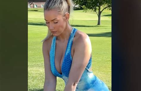 A Slow Motion Video Of Paige Spiranacs Swing Is Going Viral The Spun