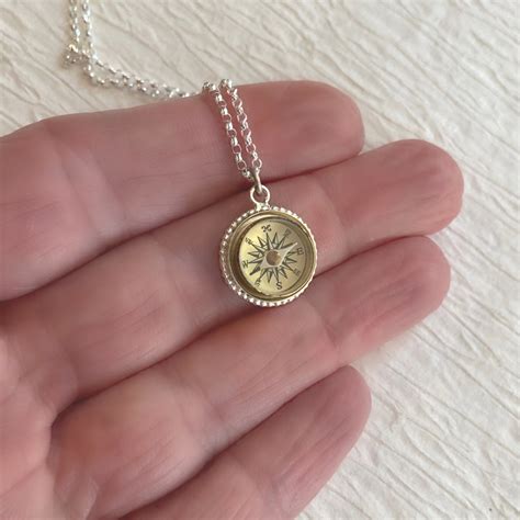 The Compass Necklace Etsy