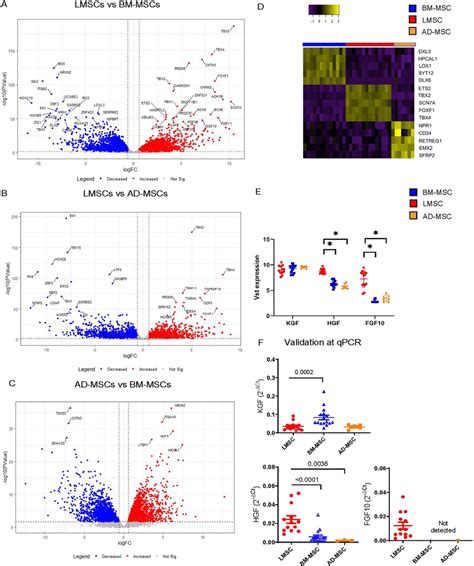 Differential Gene Expression In Mscs From Different Sources