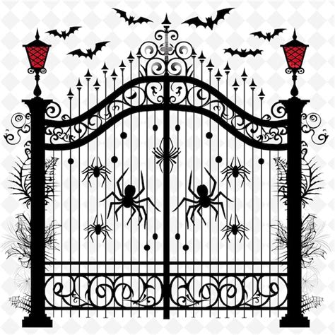 Png Horror Gate With Scary Wedding Decorations Gate Is Adorned W