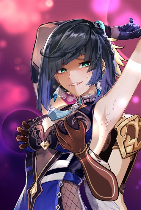 Rule 34 1boy 1girls Aether Genshin Impact Big Breasts Blonde Hair