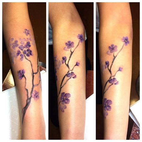 Urban Element Tattoo — Watercolor Cherry Blossom Tattoo By Rowell