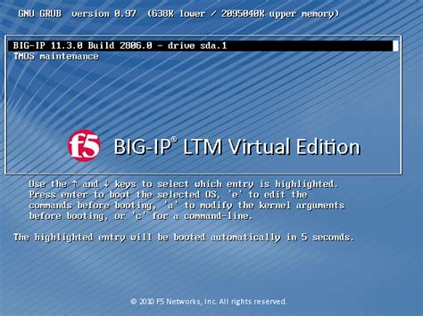 Download And Install F5 Big Ip V11 X Virtual Edition 11 3 X Into Vmware Workstation