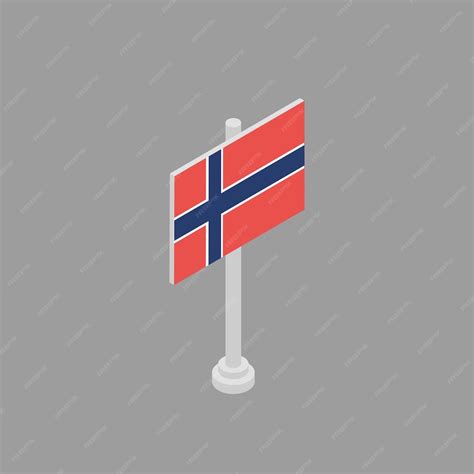 Premium Vector Illustration Of Norway Flag Template