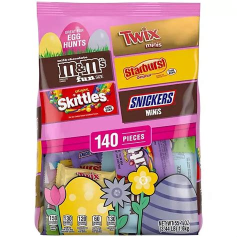 Mars Spring Mix Fun Size Candy Assortment 140 Piece Bag Candy Warehouse
