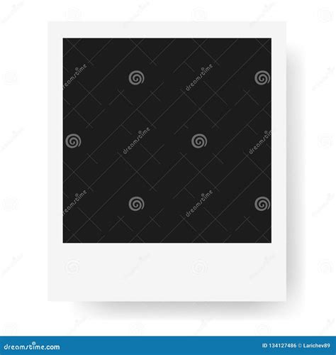 Polaroid Realistic Photo Frame Isolated On White Background Polaroid