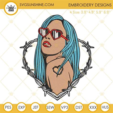 Karol G Embroidery Pattern Karol G Embroidery Design File