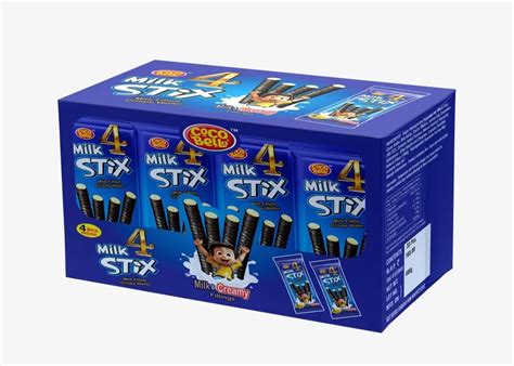 Stick 4 Stix Waffer Roll Packaging Type Box At ₹ 5piece In Rau Id