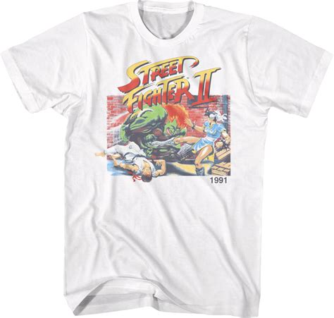 1991 Poster Street Fighter T Shirt