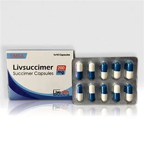 Succimer Capsules 200mg At Best Price In Navi Mumbai By Livealth