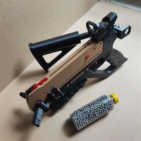Jual 3d Printed Adderini Gotri 6 35 Mm Repeating Slingshot Panah Busur Di Seller Premier Market