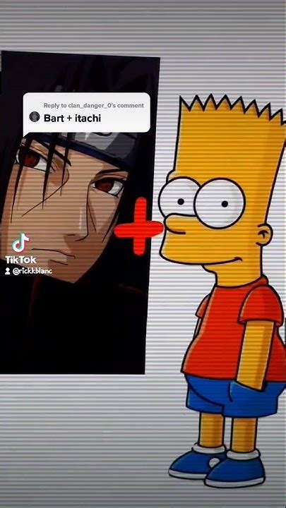 Bart Itachi Naruto The Simpsons Youtube
