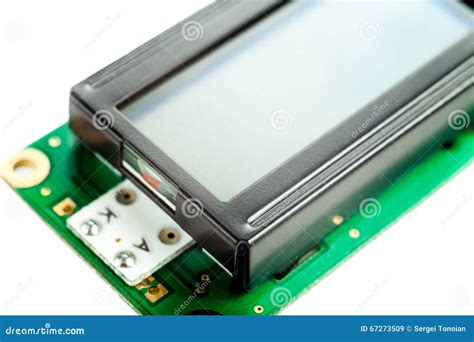Small Monochrome Display Stock Image Image Of Connections 67273509