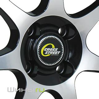 Купить Cross Street CR-15 (BKF) R15 6.0j 4x100 ET46.0 DIA54.1 | Диски ...