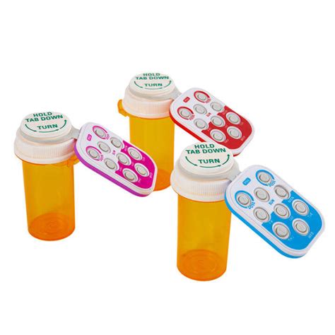 Bluesea Pill Popper Medication Tracker And Reminder Reusable Pill