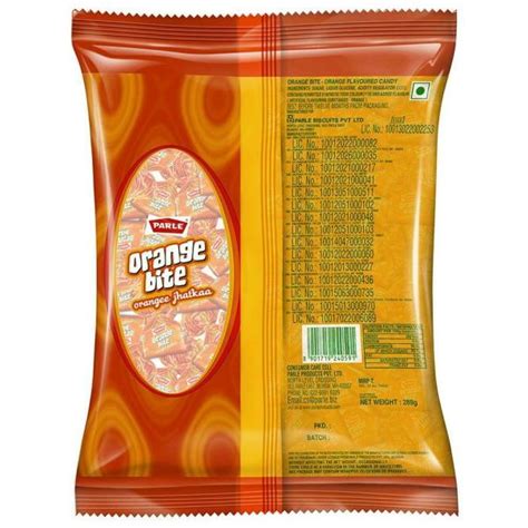 Parle Orange Bite Candy 289 G Jiomart