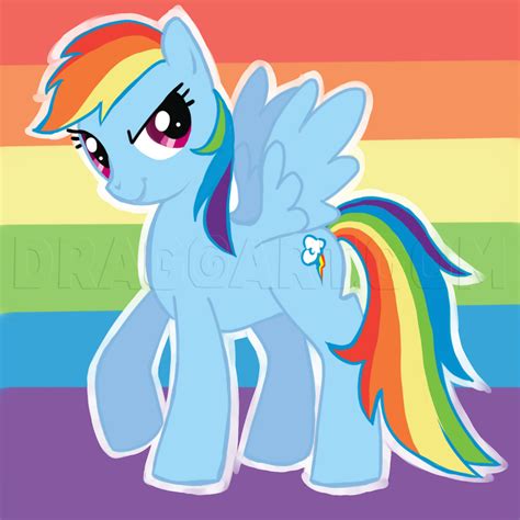 How To Draw Rainbow Dash Kutikor