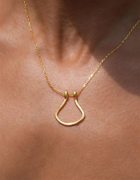 Personalized Ring Holder Necklace Ring Holder Pendant With Custom