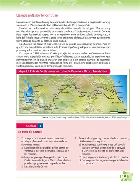 Historia Segundo Telesecundaria 2022 2023 Página 137 De 274 Libros