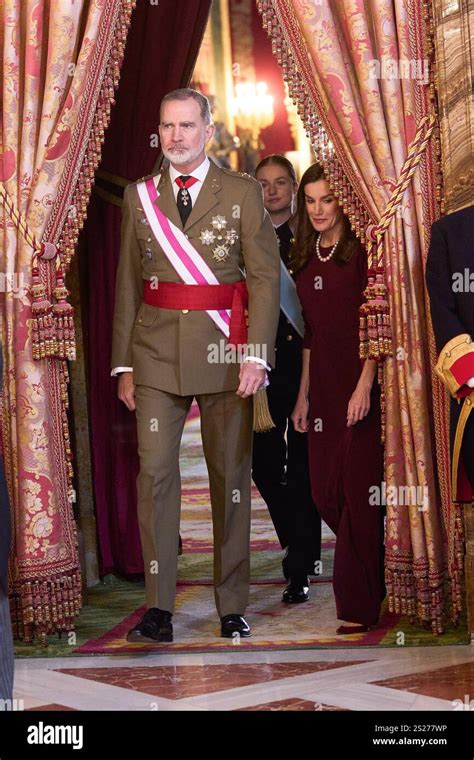 King Felipe Vi Of Spain Queen Letizia Of Spain And Crown Princess