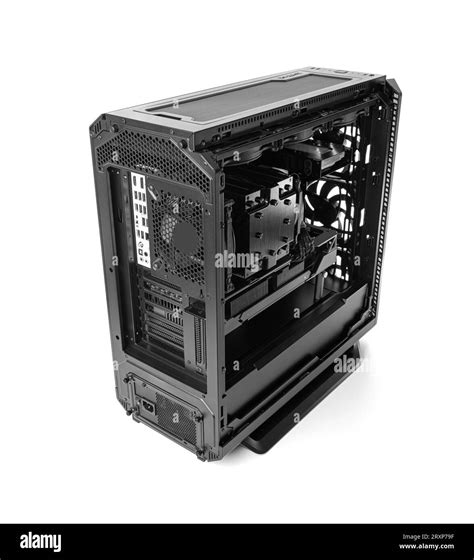 Personal Computer Isolated On A White Background System Unit Of A