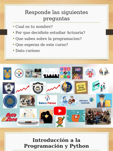 Semana 1 Programación Basica Python Fcfm Pdf Programación De Computadoras Python Lenguaje